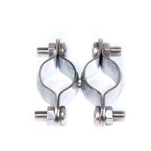 Kmarine Railing buisklem RVS A2 dubbel vast 25mm € 12,25 - KOK watersport